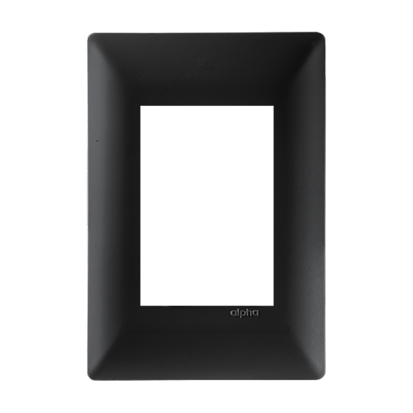 Placa Alpha Negra 3 Ventanas – LSGMX